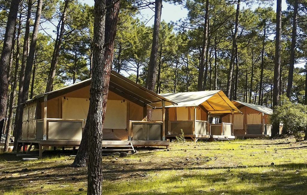 Lodge Toile & Bois 6 pers - Camping de La Dune Bleue